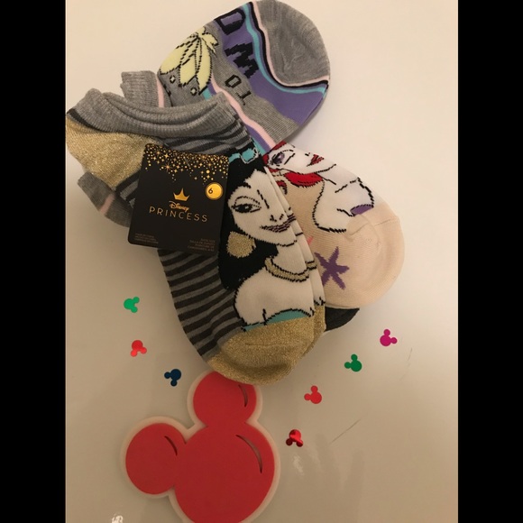 Disney | Accessories | New Disney Princess Sock Bundle Cuter In Person ...